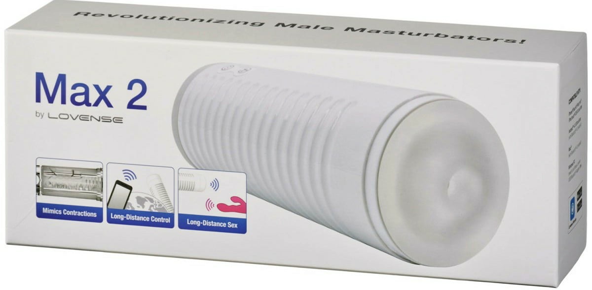 Max 2 Lovense Masturbador Masculino Controlado por Aplicativo