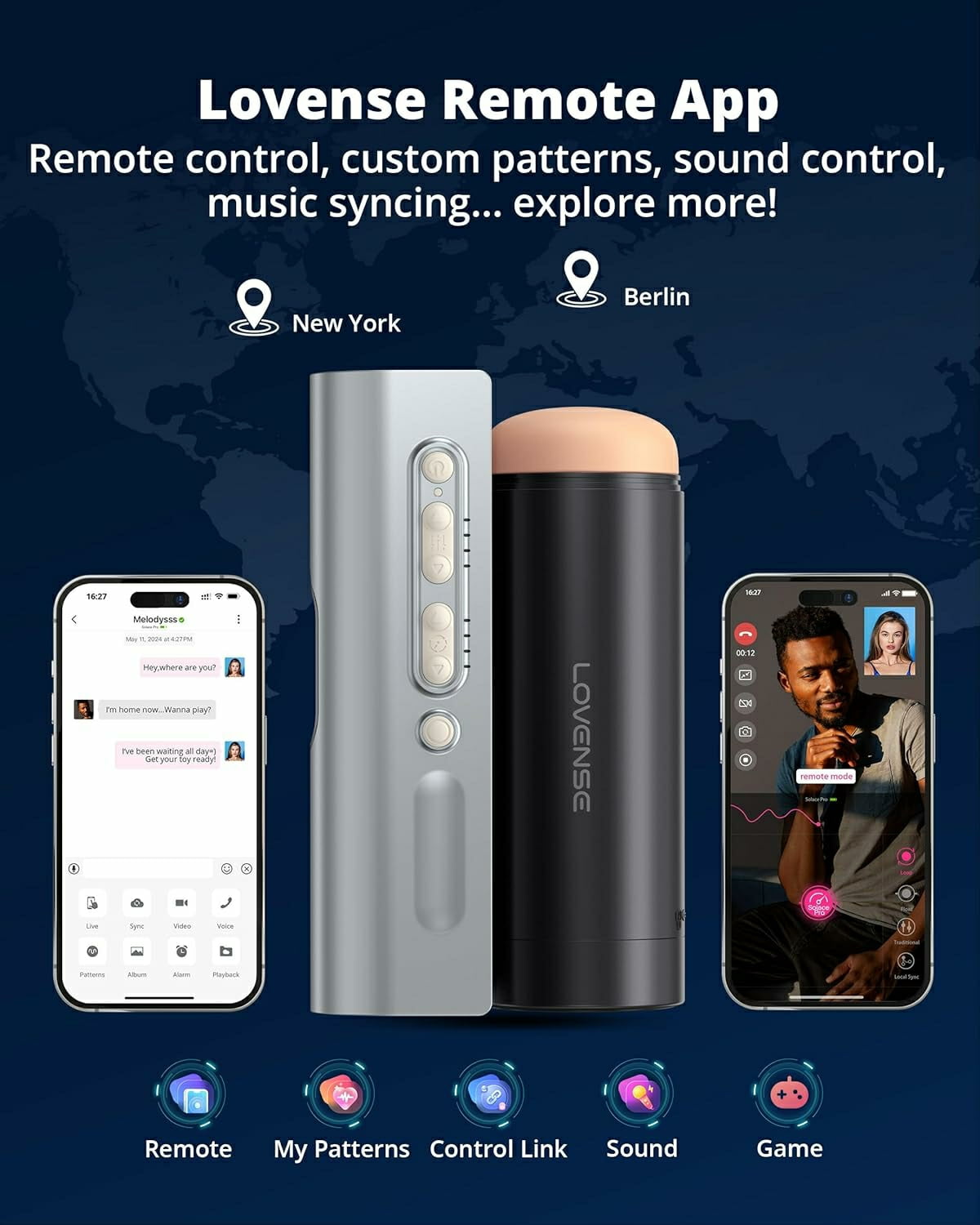 Lovense Solace Pro Masturbador APP Controle Por Aplicativo