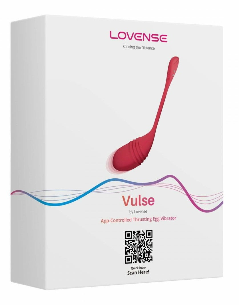 Vulse Lovense Vibrador Egg c/ Impulso Dildo Para Ponto G Lush 4